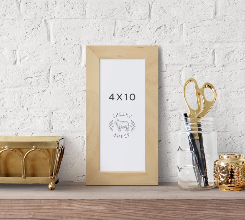 4x10 Picture Frame Art Print frames Panoramic Photo Frame | Etsy
