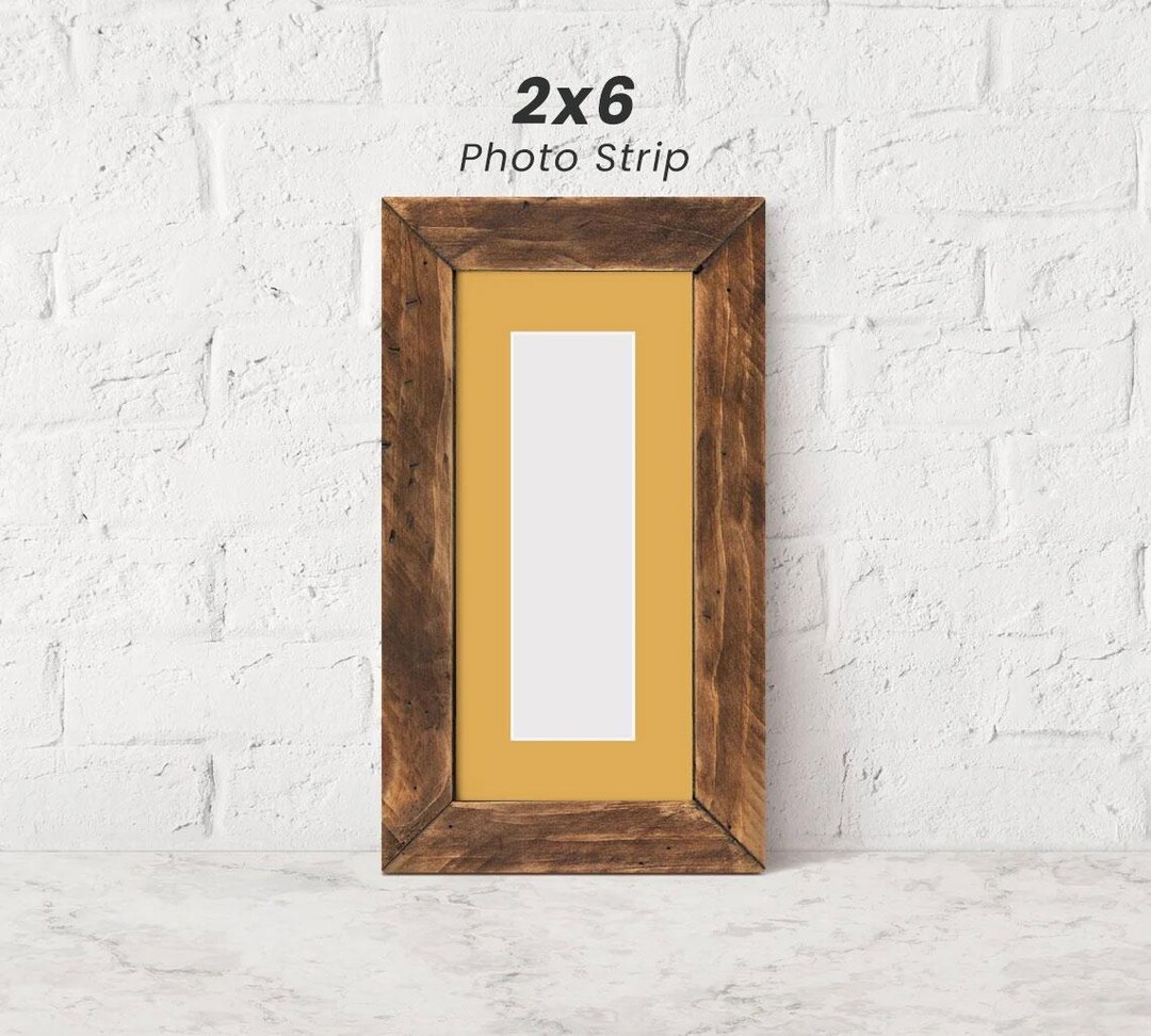 Farmhouse 2x6 Photo Booth Frame (4x8 Frame) Fits One 2x6 Photo Booth ...