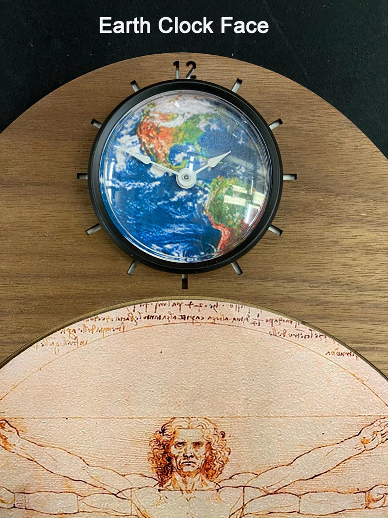 Mars: Science Art Wall, Clock With Framed Art. Introducing Timeframes a ...