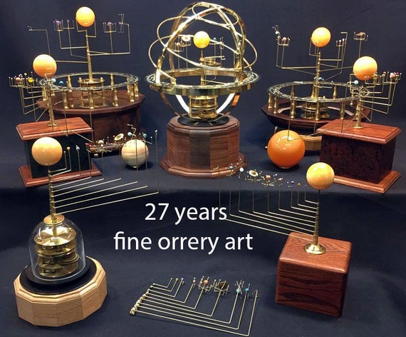 Brass Orrery Solar System