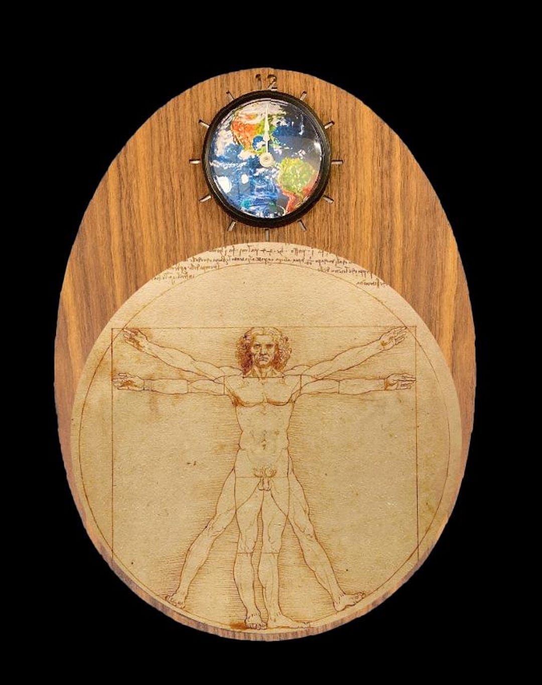 Vitruvian Man: Science Art Prints, Clock Framed Art. Introducing ...