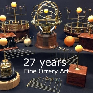 Amethyst Orrery -- Solar System Model Depicted in Amethyst Stones - Etsy