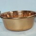 Antique French Copper Basin Confisier French Country Kitchen Large ...