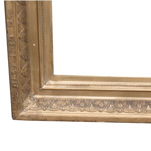 Antique Gilt Large Frame French Country Farmhouse Gold Frame Shabby ...