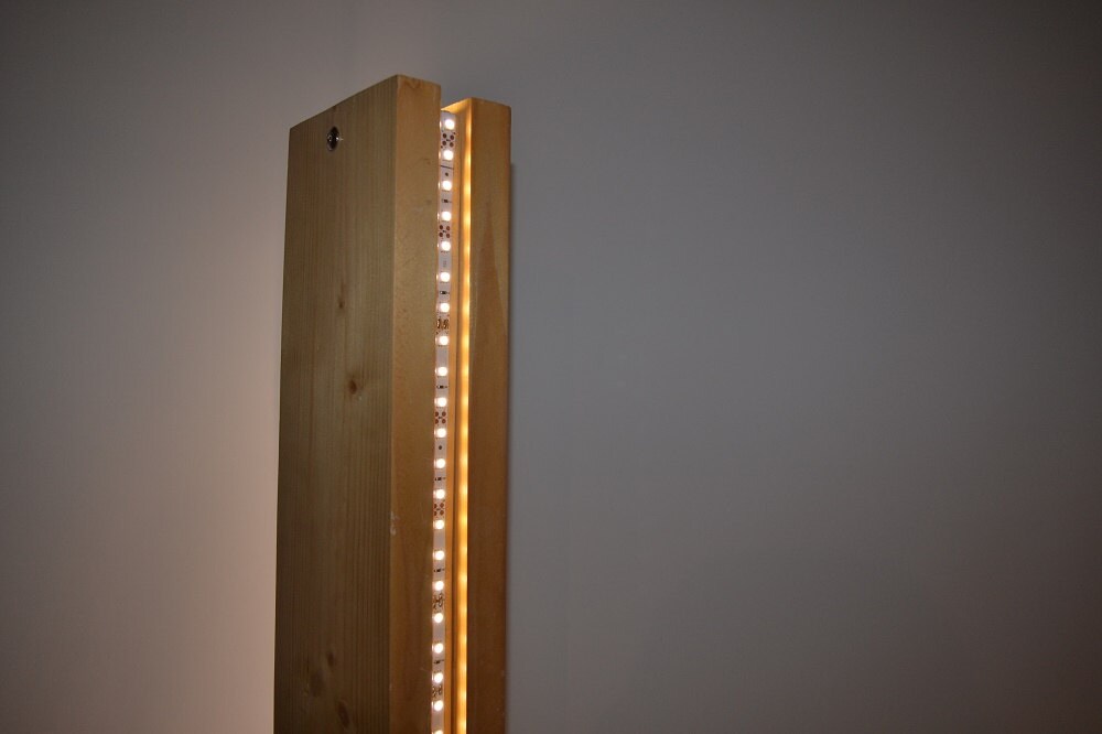 Wood Lamp With Led - Etsy
