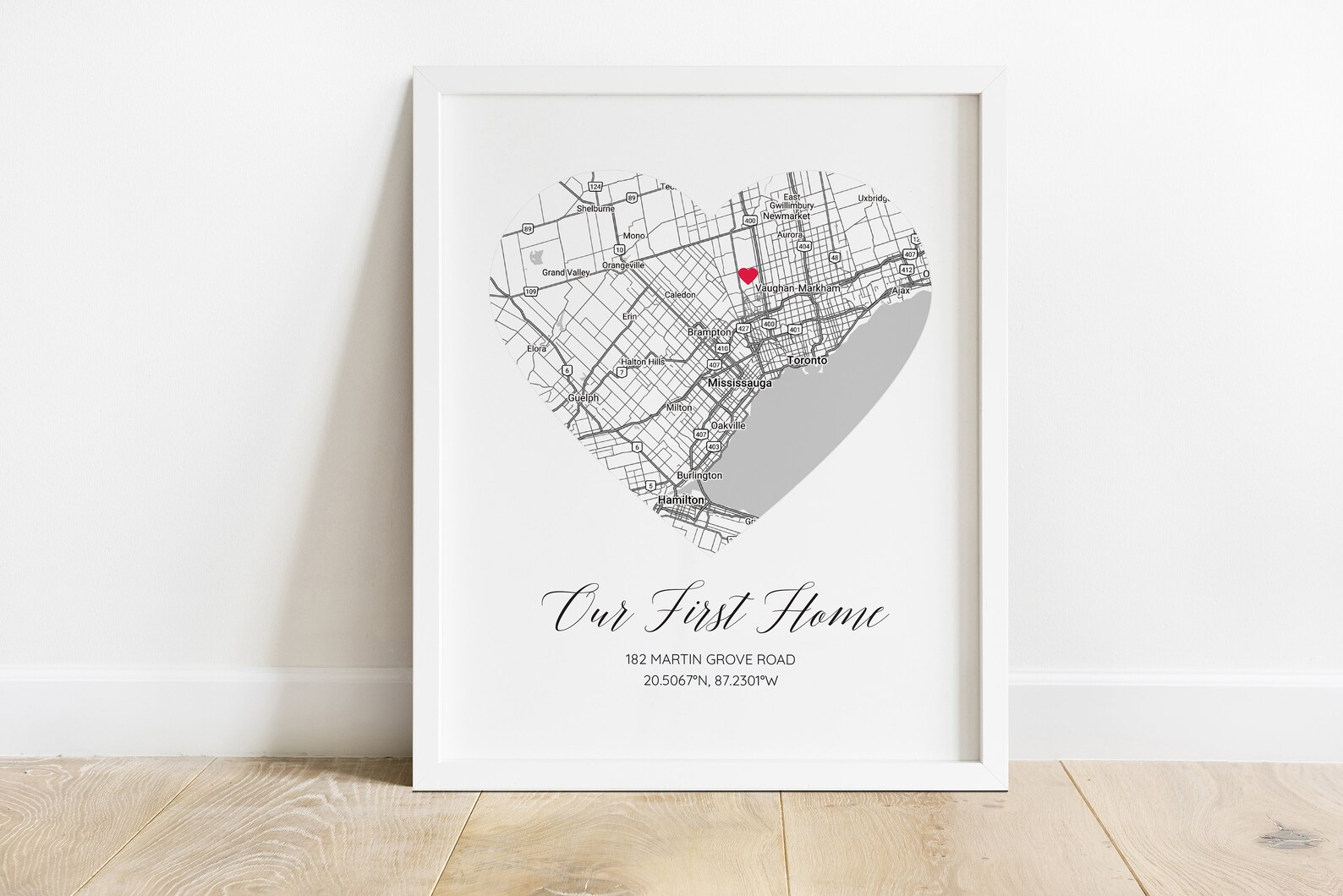 Love Map Custom Wall Art Wedding Gift Engagement Gift - Etsy