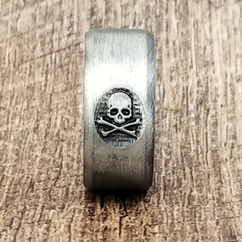Jolly Roger Titanium Ring Tough Ring Wedding Band | Etsy