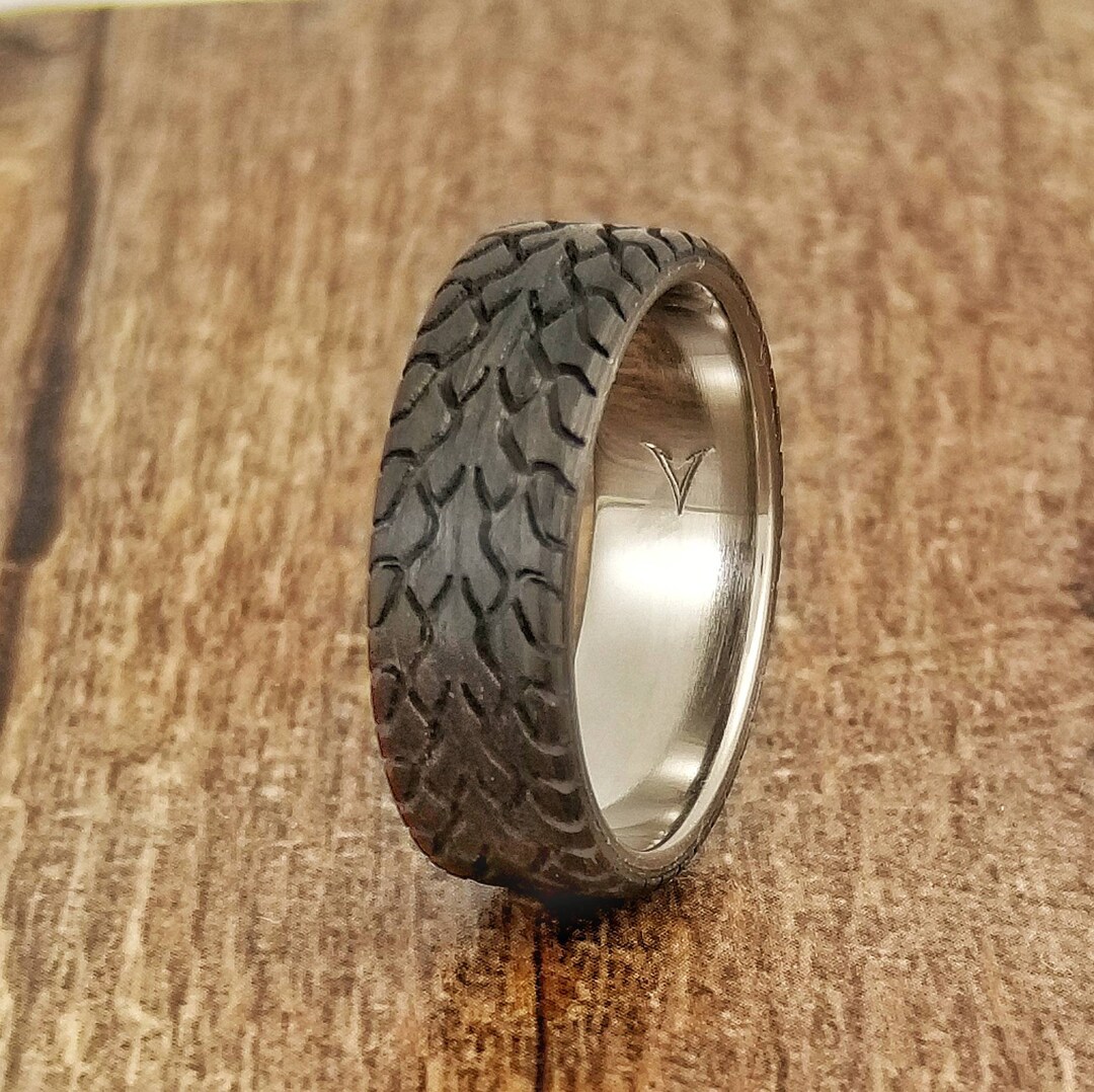 Drag Radial, Ti-core Carbon Fiber Tread Ring. Drag Racing Ring, Tough ...