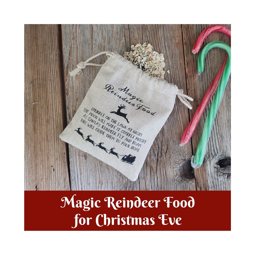 Magic Reindeer Food, Bag of Reindeer Food, Christmas Eve Gift ...