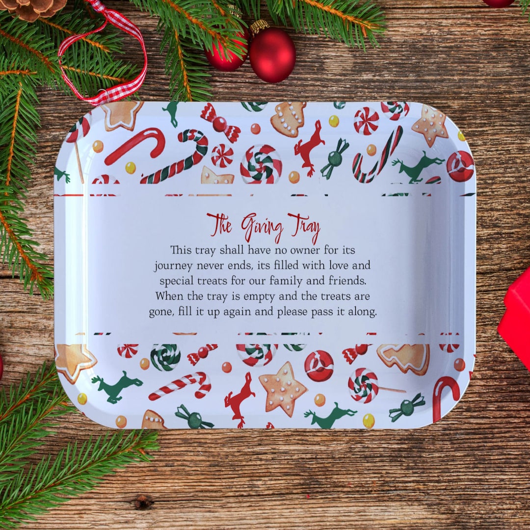 Giving Tray Christmas, Christmas Gift, Neighbor Gift, Friend Gift ...