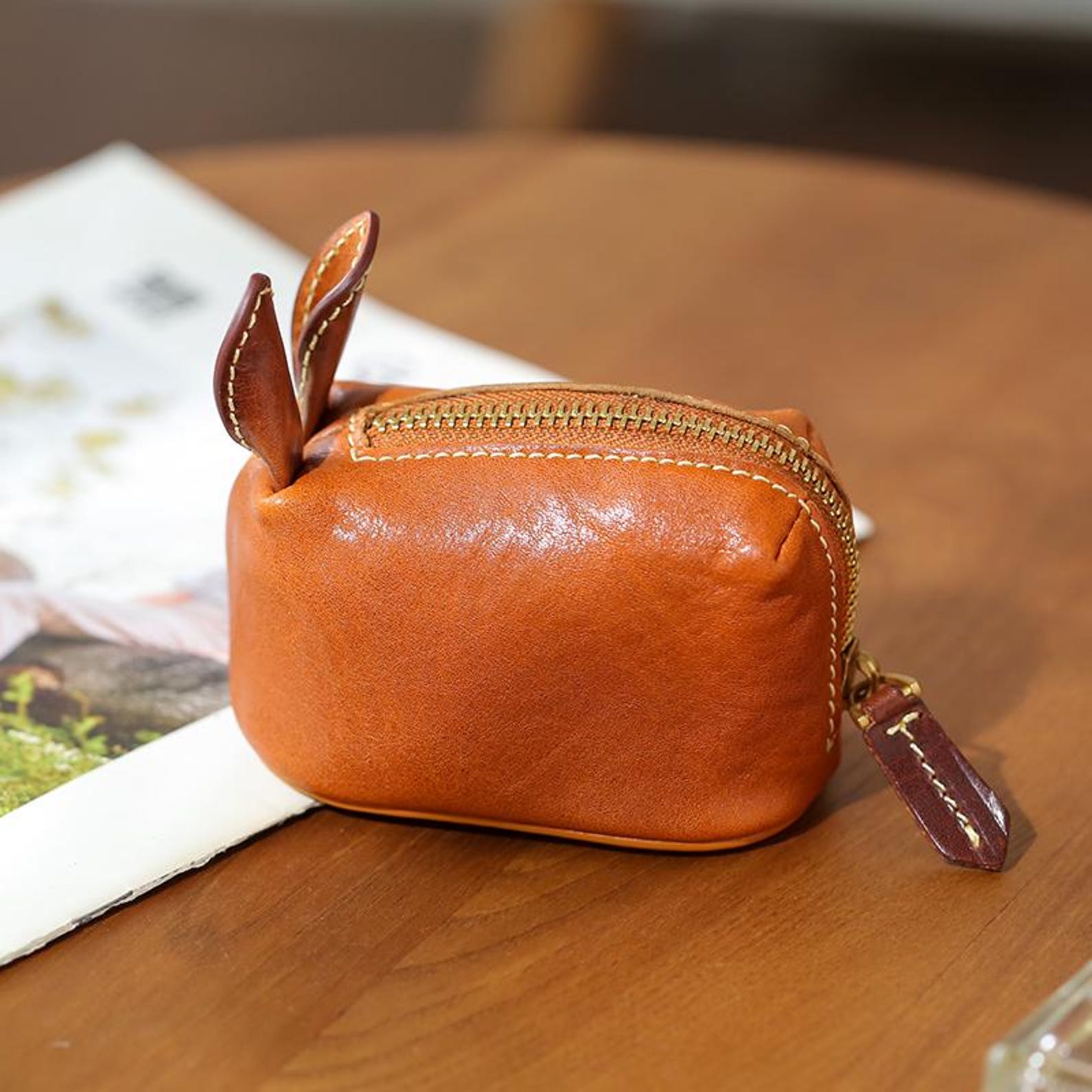 Handmade Real Leather Pouch, Little Pouch, Three Colors, Coin Purse ...