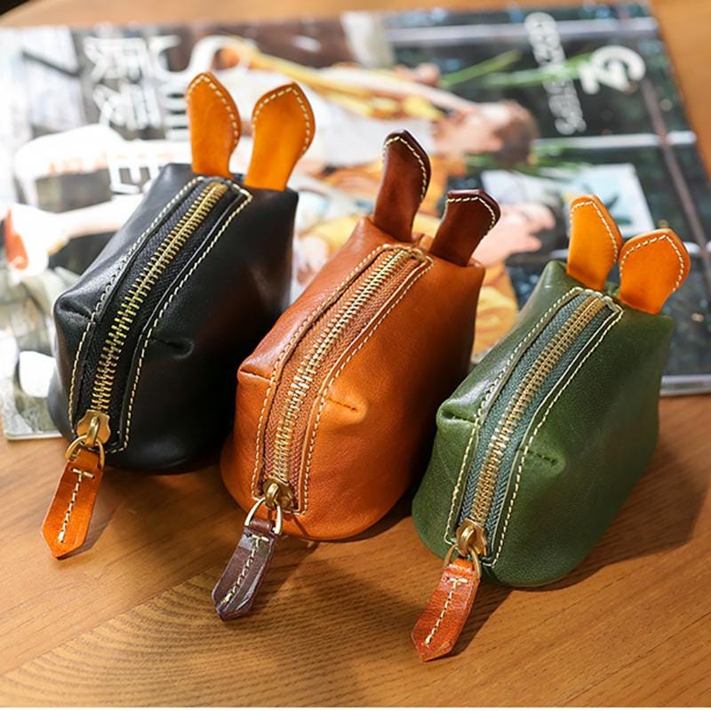 Handmade Real Leather Pouch, Little Pouch, Three Colors, Coin Purse ...