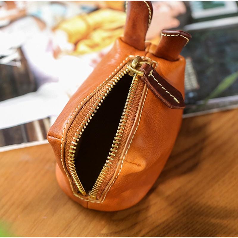 Handmade Real Leather Pouch, Little Pouch, Three Colors, Coin Purse ...