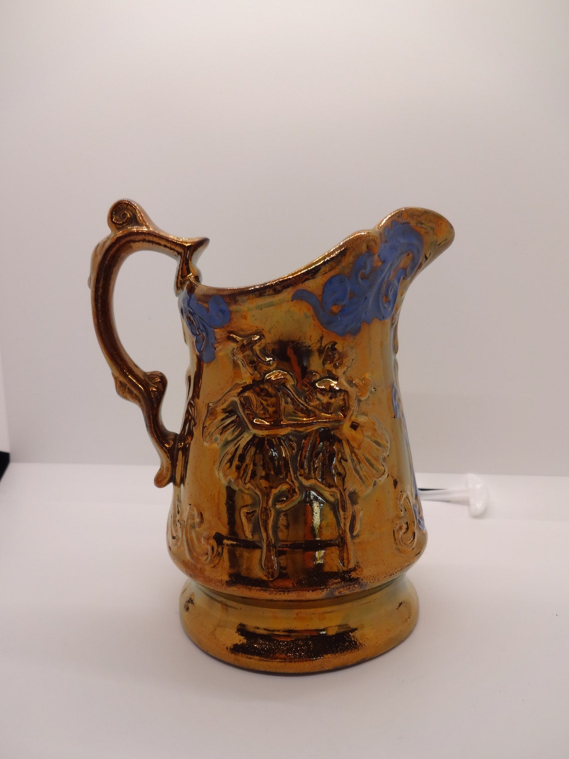 Copper Luster Pottery Antique Wade Pottery Copper Luster Milk Jug - Etsy