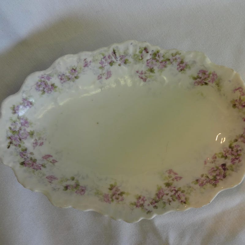 Vintage Violet Dish - Etsy