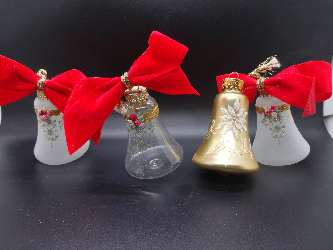 German Ornament Glass Bells Made in Germany #01301 - Etsy