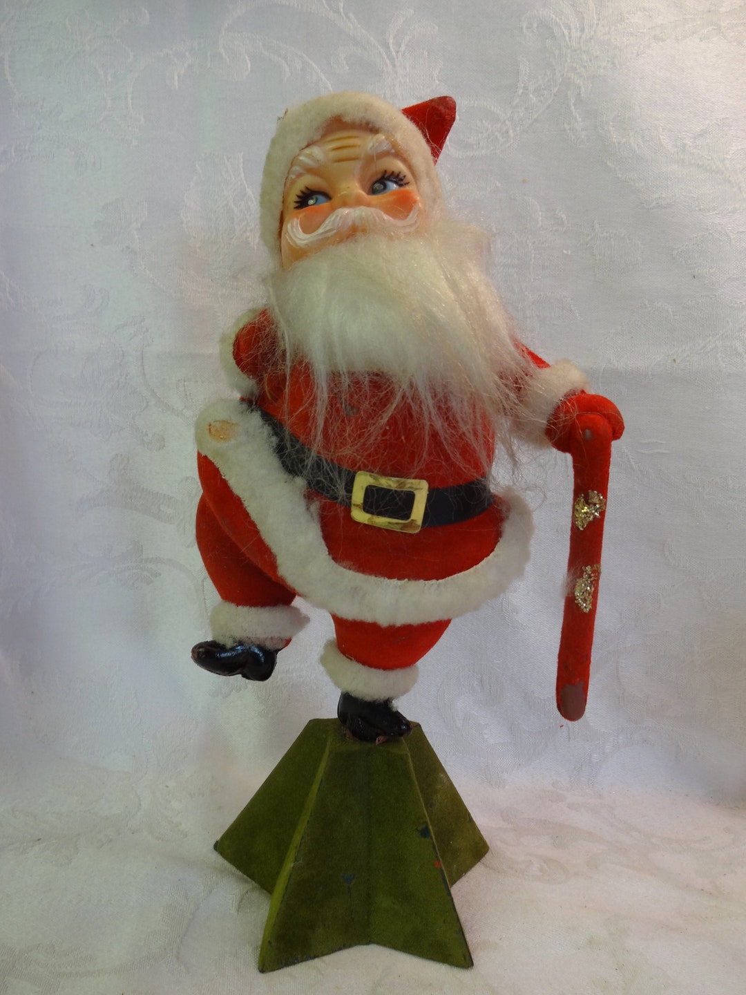 Large Plastic Santa Vintage #1942 - Etsy