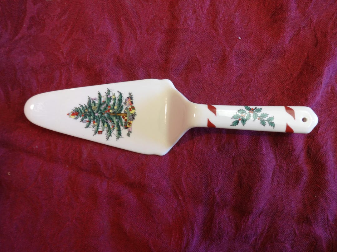 Spode Christmas Tree Pattern Ceramic Pie or Cake Server T22 - Etsy