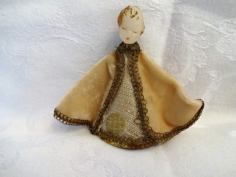 Vintage Christmas Wax Angel - Etsy
