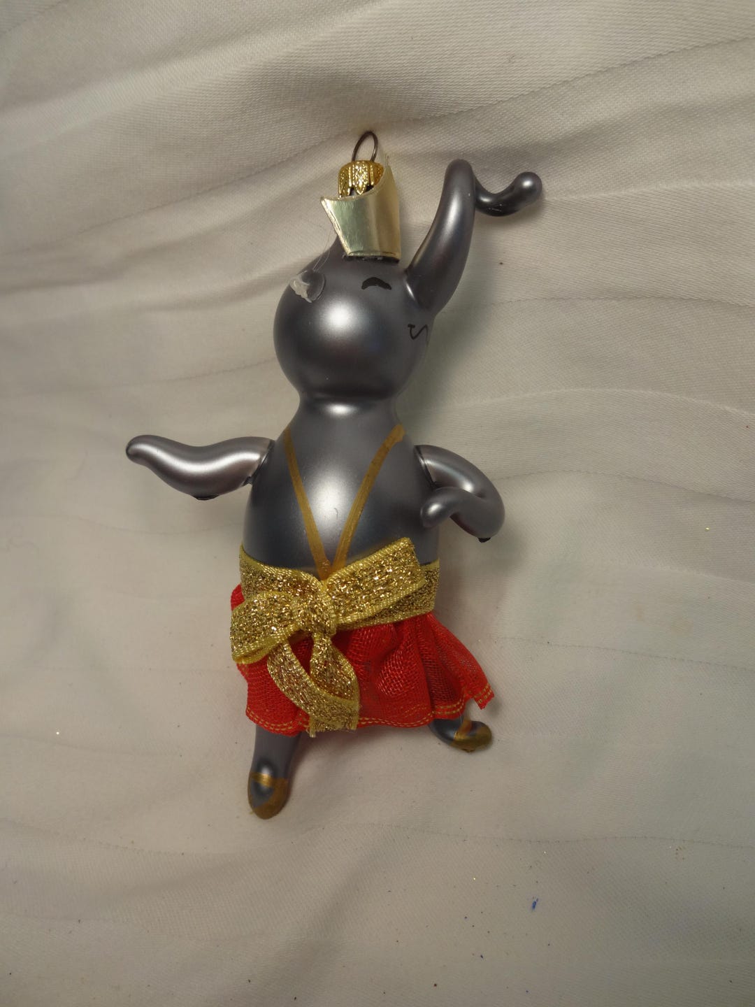 Ornament Italian Glass Vintage Elephant Mouth Blown From Italy 0888 - Etsy