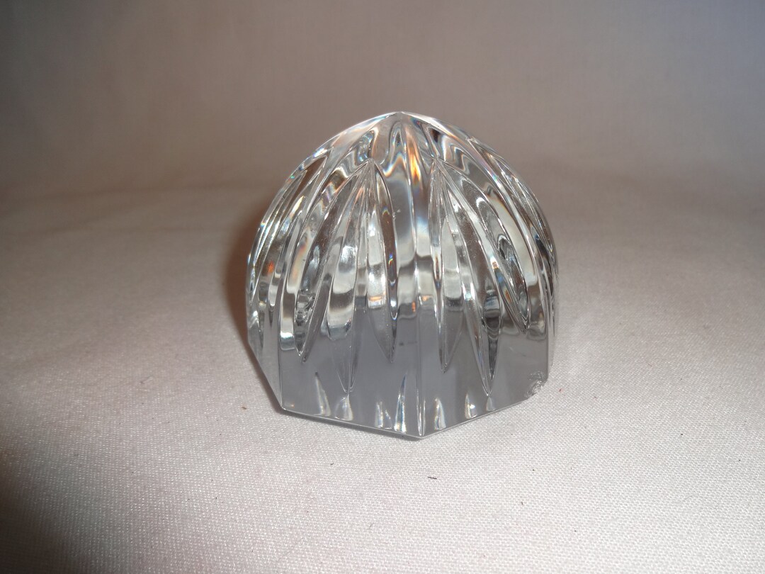 Waterford Paperweight Vintage Crystal #25 - Etsy