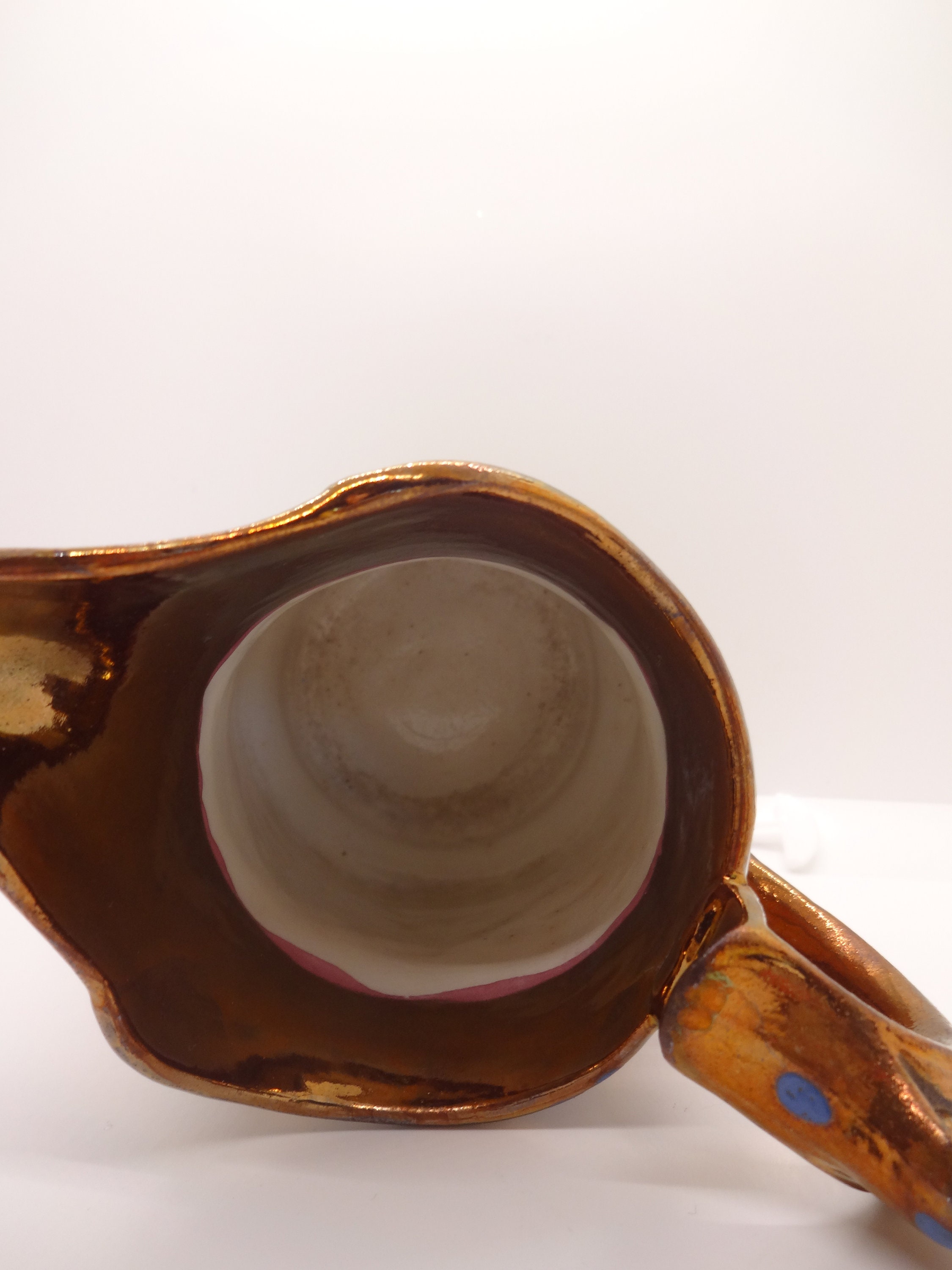 Copper Luster Pottery Antique Wade Pottery Copper Luster Milk Jug - Etsy