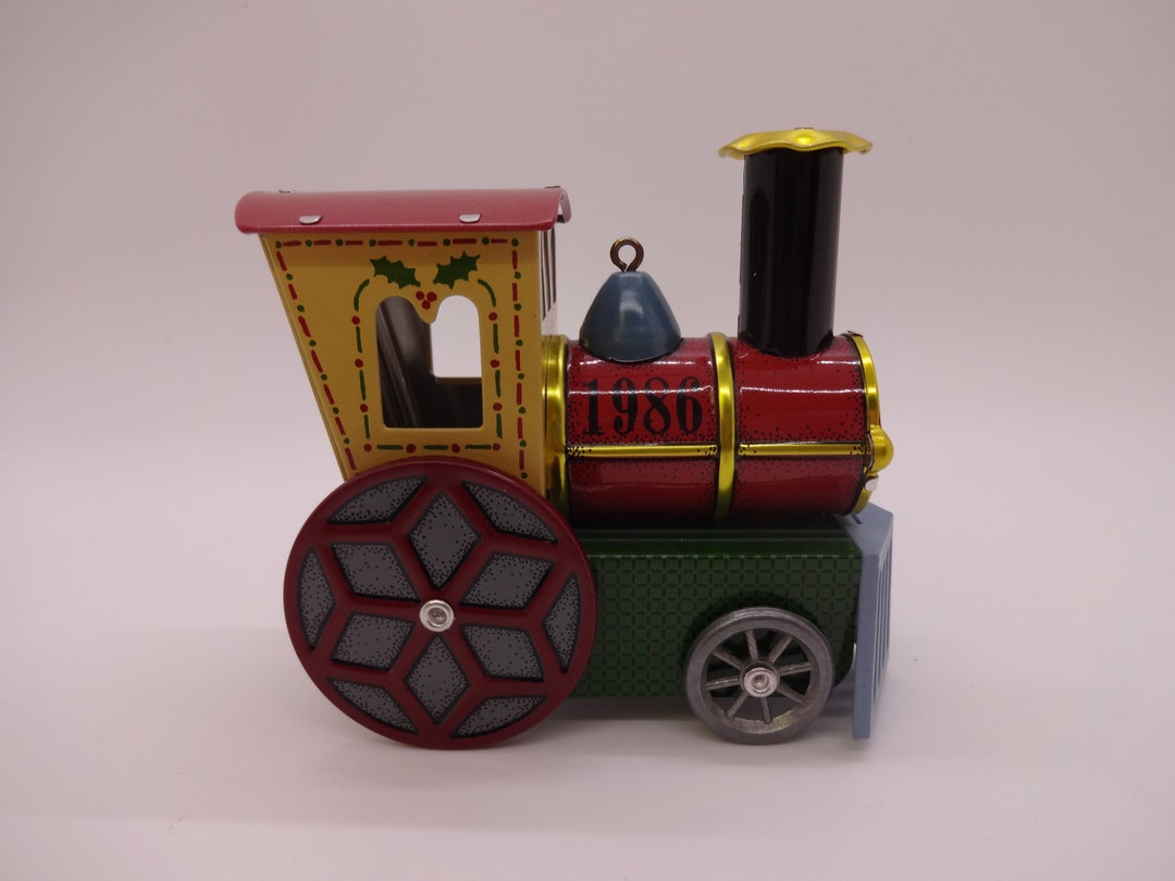 Hallmark Train Tin Locomotive Vintage 1986 #85858 - Etsy