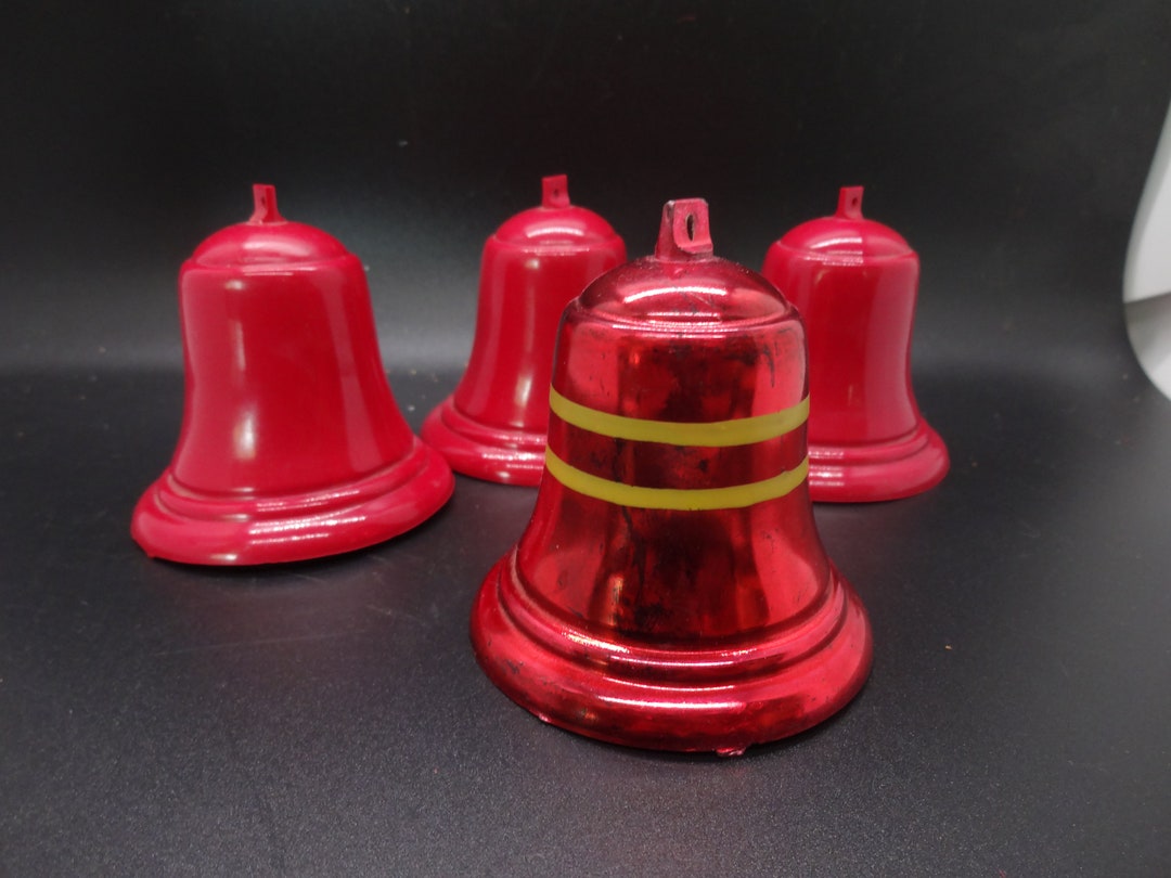 Christmas Bell Plastic Ornaments Vintage 05555 - Etsy
