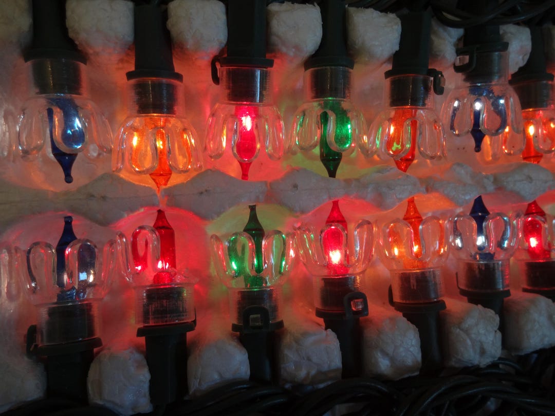 Christmas Lights Mini Reflectors Multi Colors Original Box S-3 - Etsy