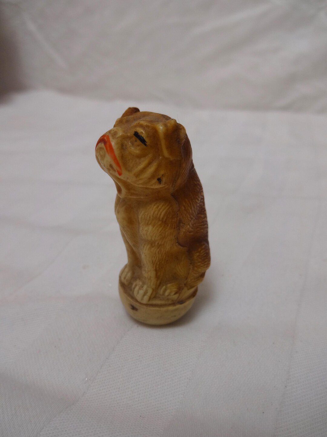 Vintage Bulldog Celluloid Toy Roly Poly #2233 - Etsy