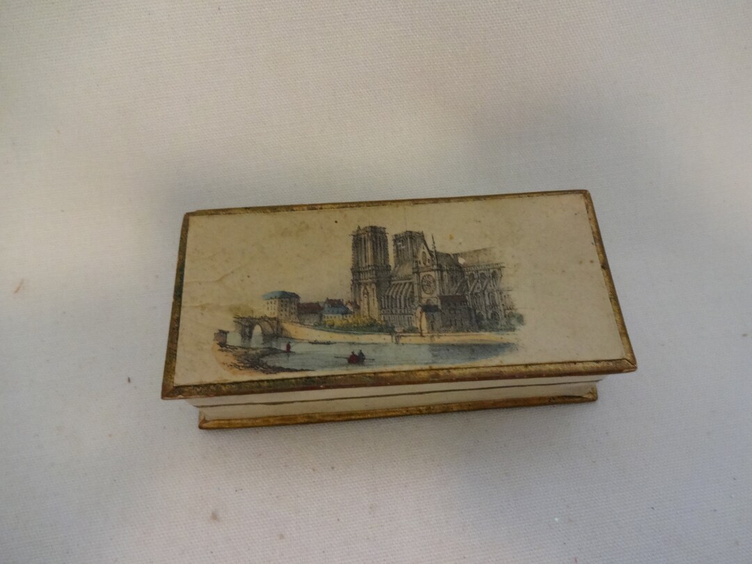 Victorian Box London With Gold Trim Antique Vintage 1919 - Etsy