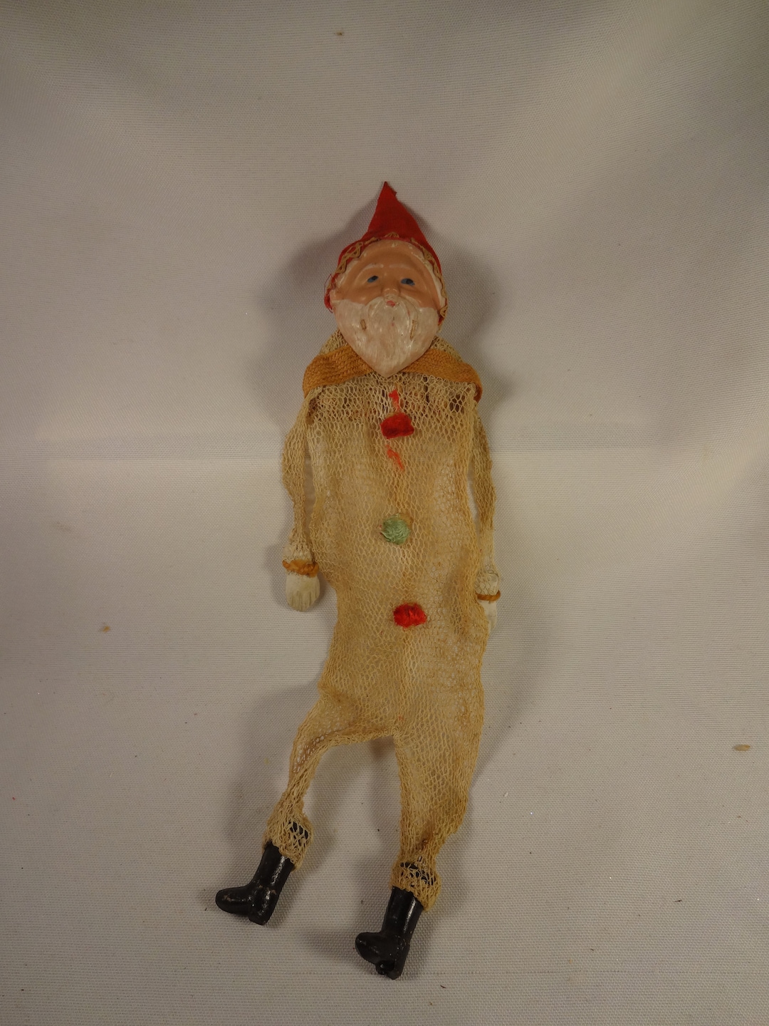 Santa Antique Netted Candy Container Large Made in Japan #10107 - Etsy