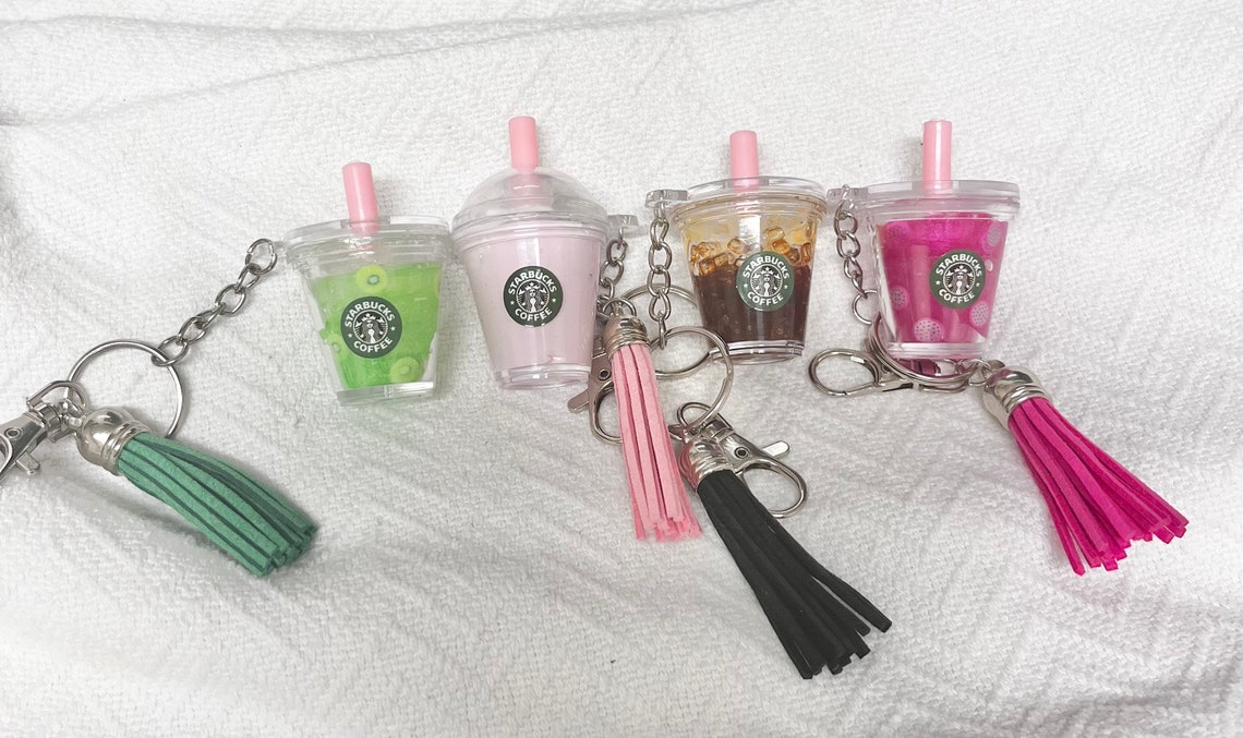 Mini Starbucks Keychains - Etsy
