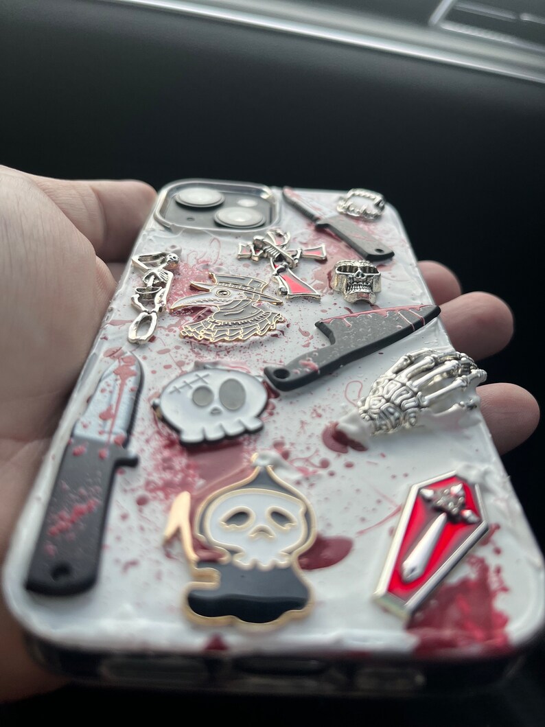 Spooky/scary Decoden Phone Case - Etsy