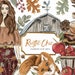 Fall Clip Art Apples Rustic Chic Fashion Girl Fox Autumn - Etsy