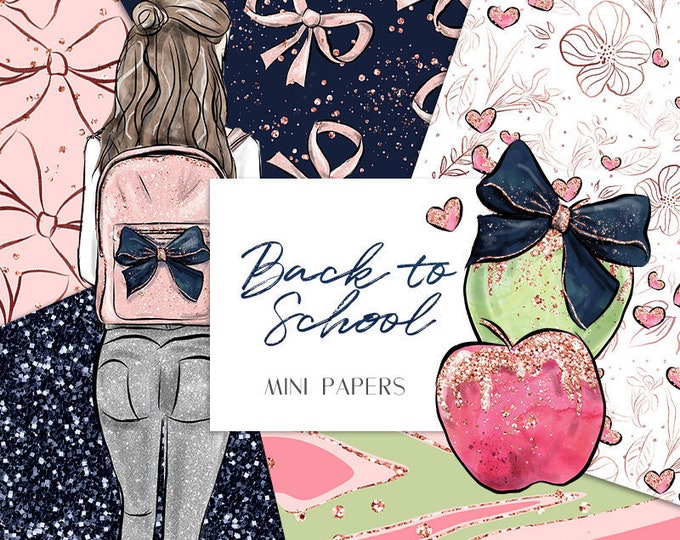 Instant Hand Drawn Clip Arts Digital Papers & by Bloomsical