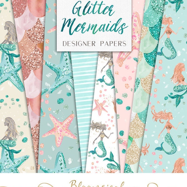 Mermaid Papers - Etsy