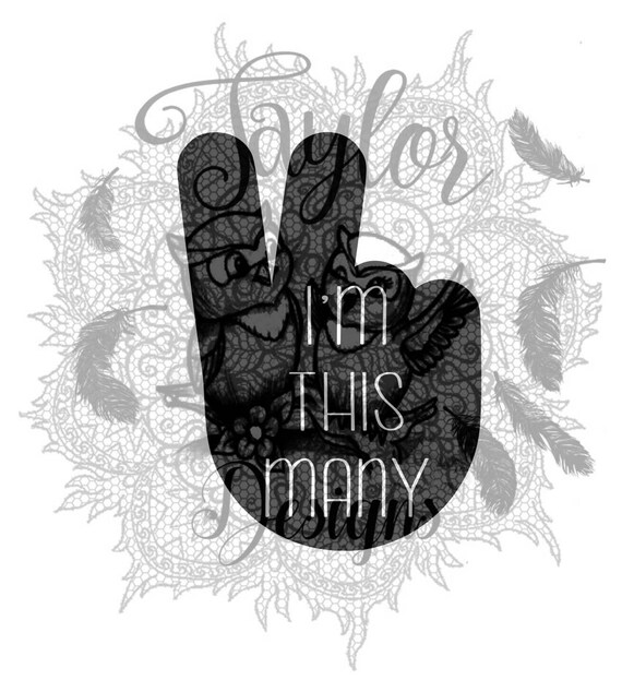 Im This Many SVG File | Etsy UK