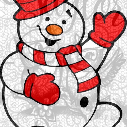 Snowman Svg File - Etsy