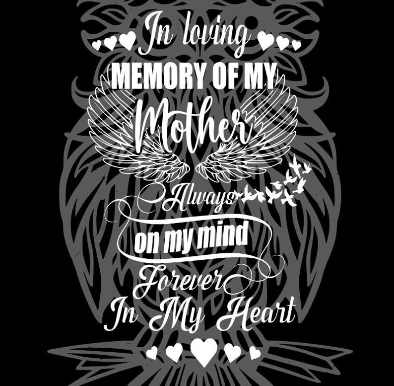 In Memory of Mother - Etsy