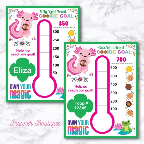 Girl Scout Goal Sheet - Etsy