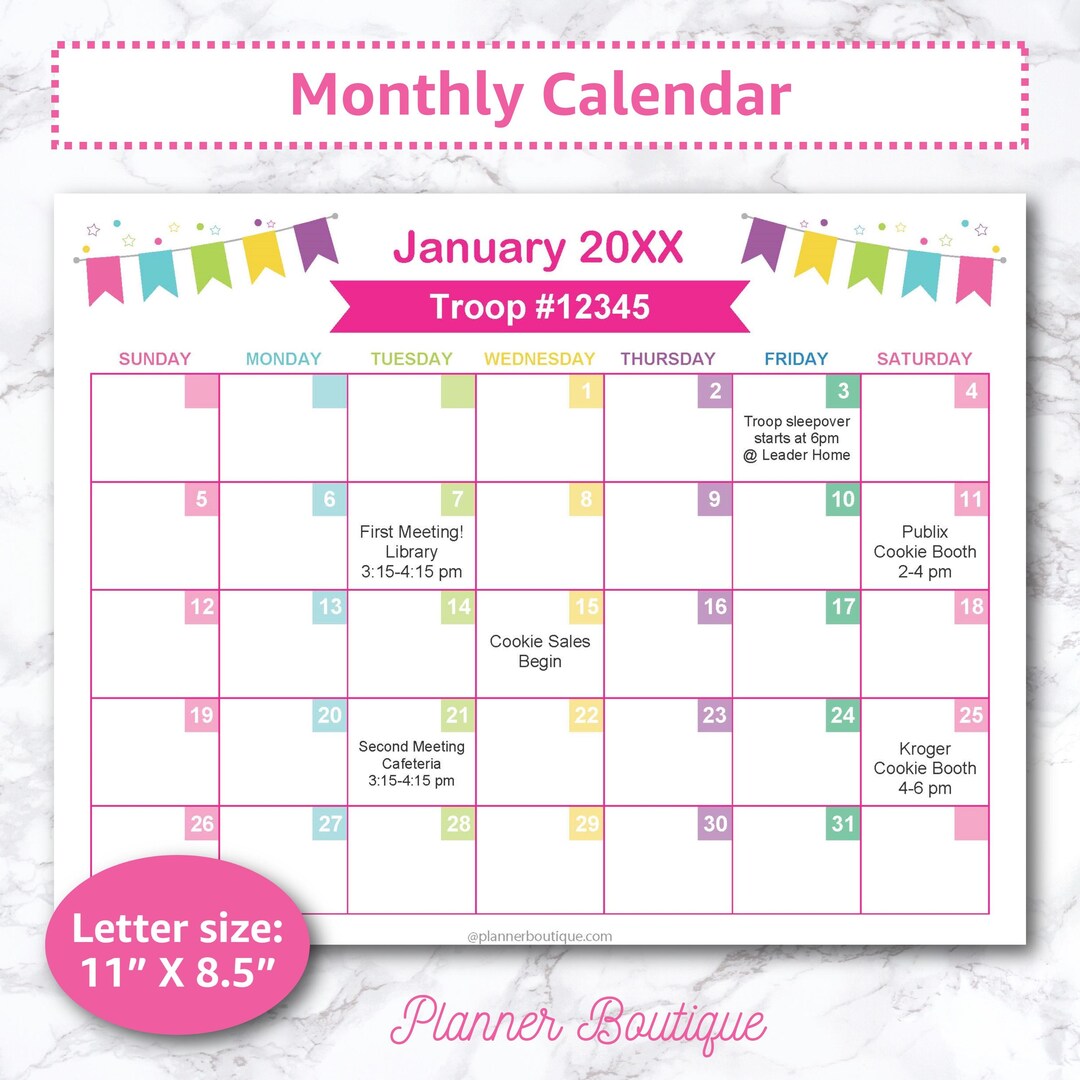 Plantilla de calendario 2025 editable, calendario mensual horizontal ...