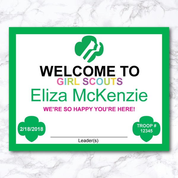 Welcome Certificate - Etsy