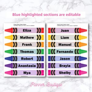 Classroom Welcome Sign Crayon Theme Door Banner Bunting Teacher Class ...