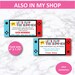 Kids Playdate Calling Card: Printable Summer Contact Cards (PDF ...