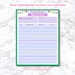 Editable Snack Signup Sheet Log With Allergy and Suggestions Printable ...