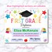 Editable First Grade Diploma, Printable School Diploma Certificate ...