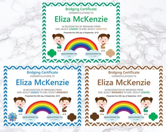 Daisy Bridging Certificate - Etsy