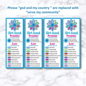 Girl Scout Promise and Law Printable, Daisy Girl Scout, Daisy Petals ...