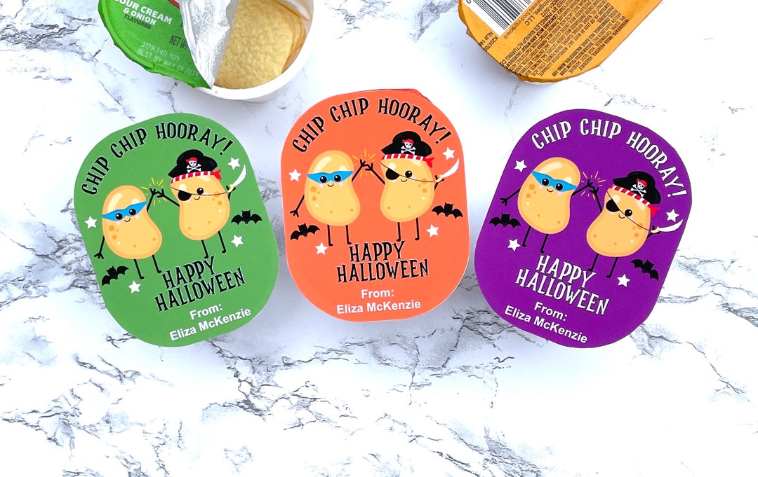 Halloween Chip Bag Printable: Trick or Treat Favor (instant Download ...